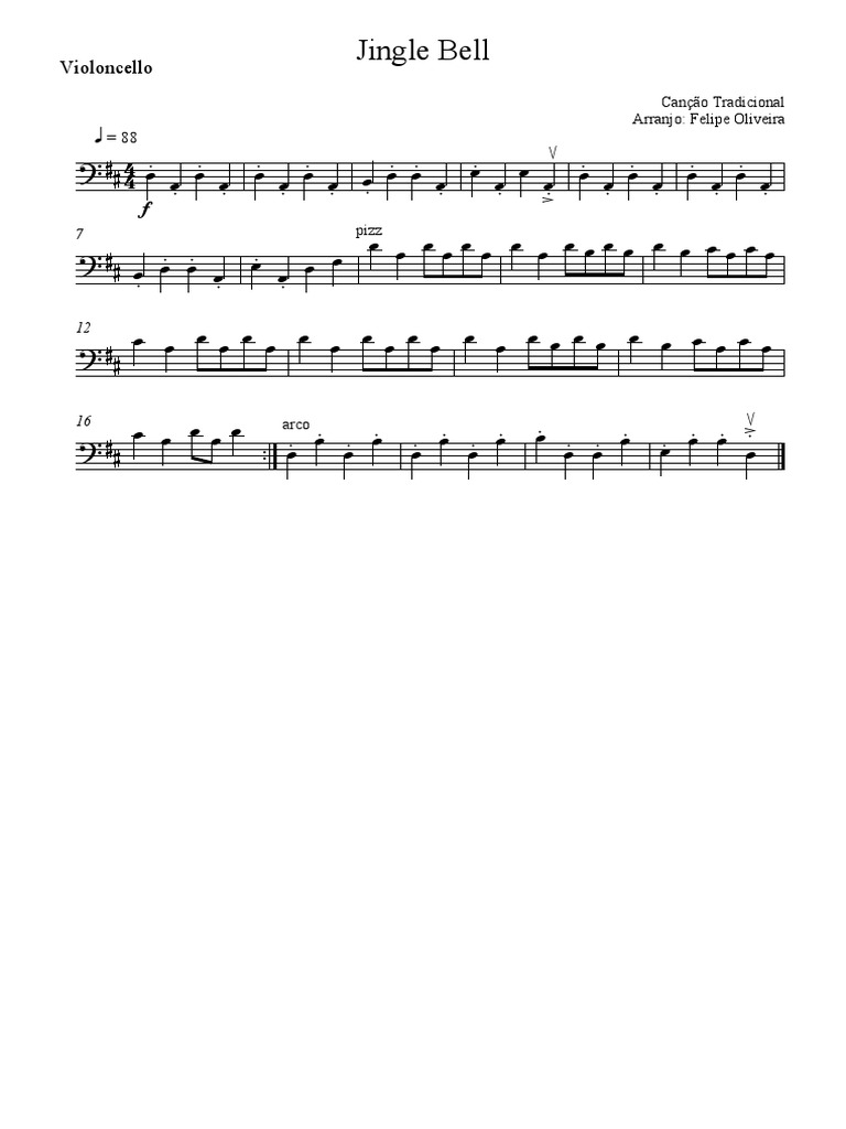 Cello - Jingle Bell | PDF