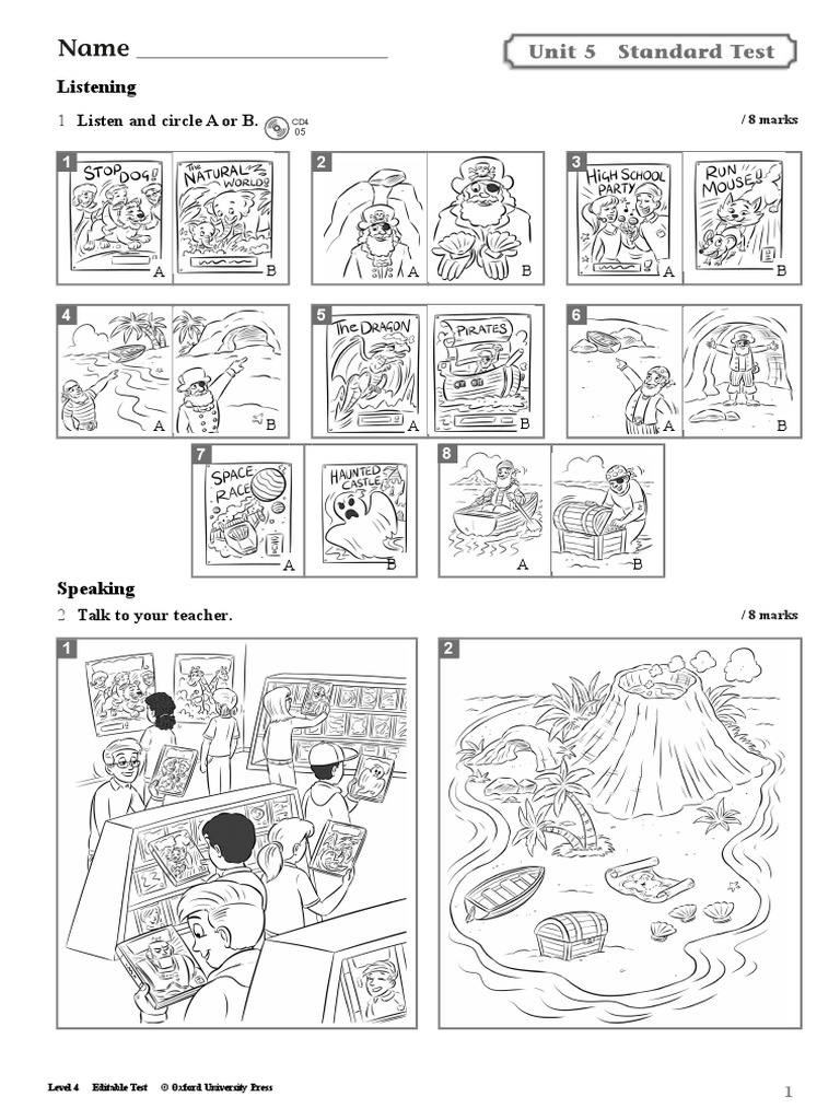 4 Ingles Unit 5 | PDF