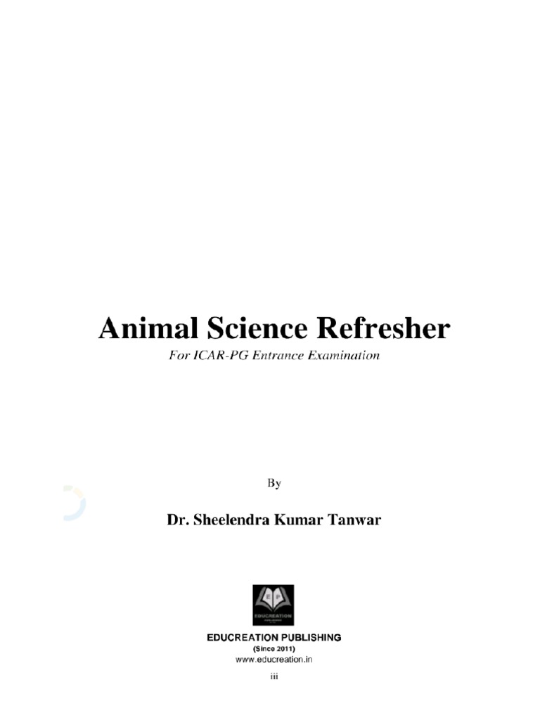 Animal Science Refresher PDF | PDF | Inbreeding | Heritability