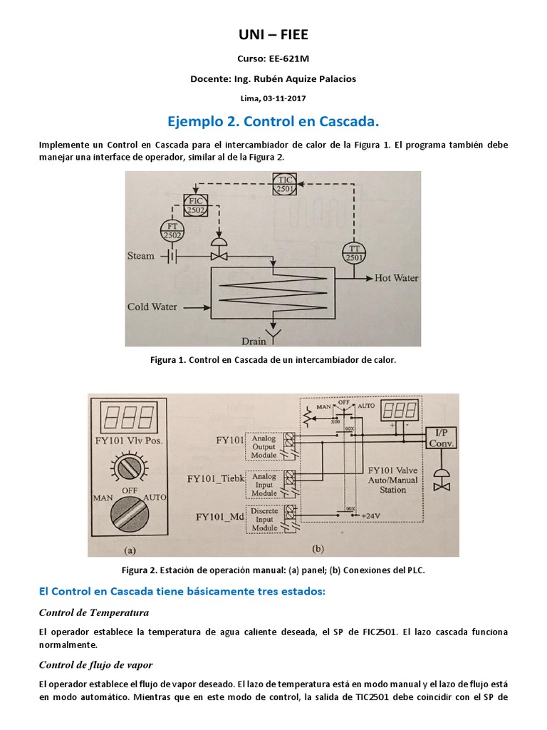 Ejemplo 2 - Control en Cascada | PDF | Análisis | Ciencia de sistemas