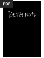 Plantillas Cuaderno DEATH NOTE | PDF