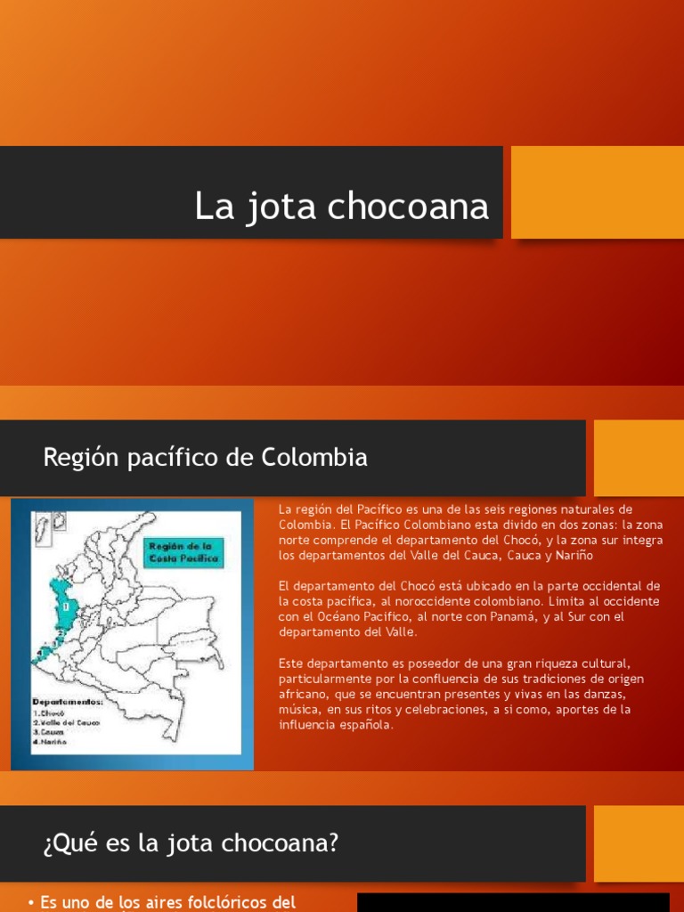 La Jota Chocoana: Historia y Características | PDF | Colombia | Cultura ...