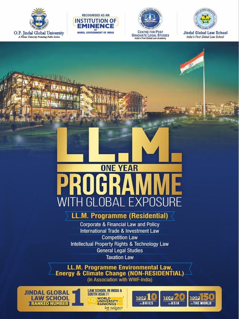 (FINAL) LLM Flyer PDF | PDF | Law School | University And College Admission