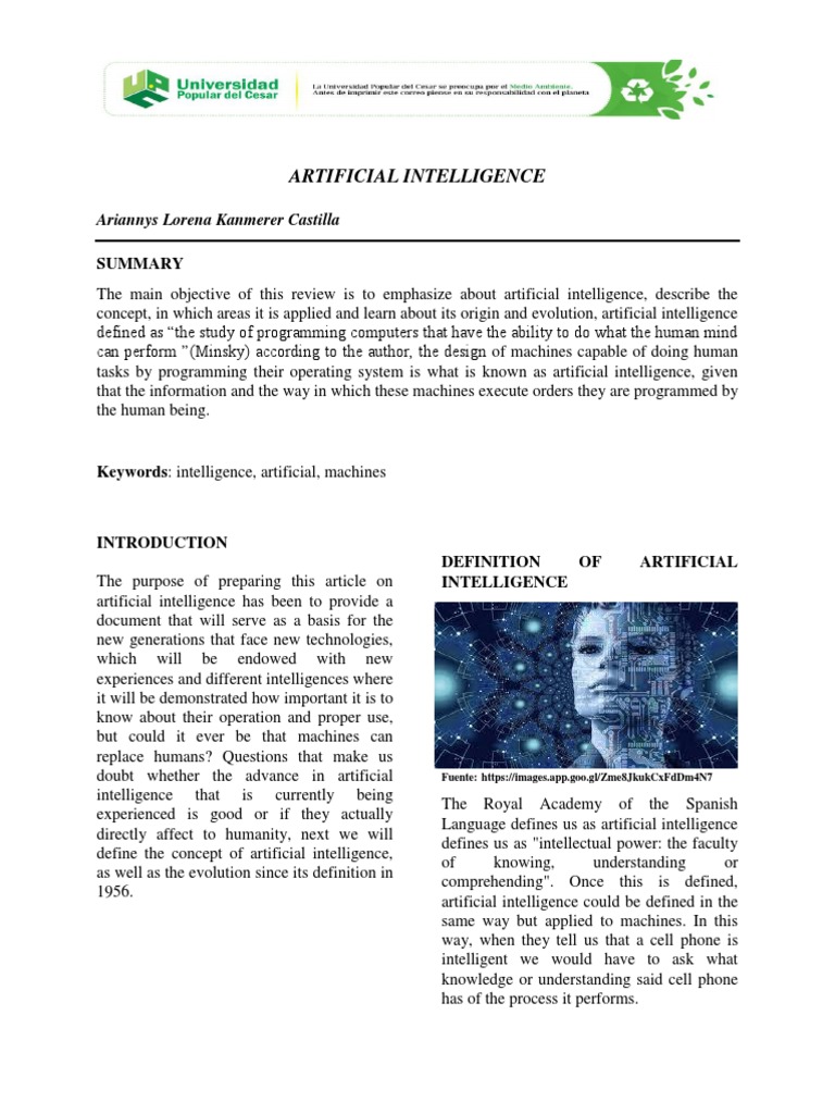 Overview of Artificial Intelligence | PDF | Artificial Intelligence ...