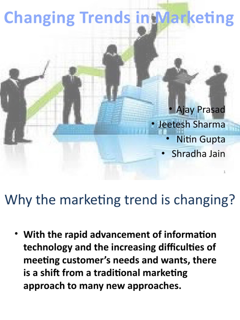 Changing Trends in Marketing | PDF | Mobile Marketing | Direct Marketing