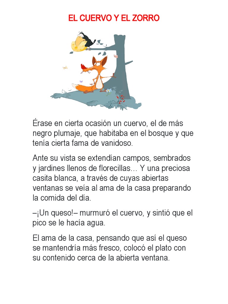El Cuervo y El Zorro | PDF