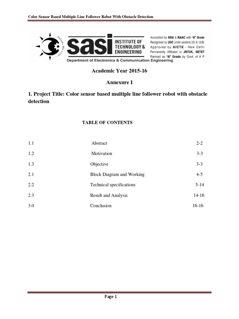 Color Sensor Based Multiple Line Follower Robot With Obstacle Detection Pdf Robot Robotics
