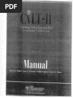 Administration and Scoring Manual WNV | PDF