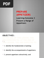 LESSON 10 (Prepare Range of Appetizers) WITH VIDEOS | PDF | Hors D ...