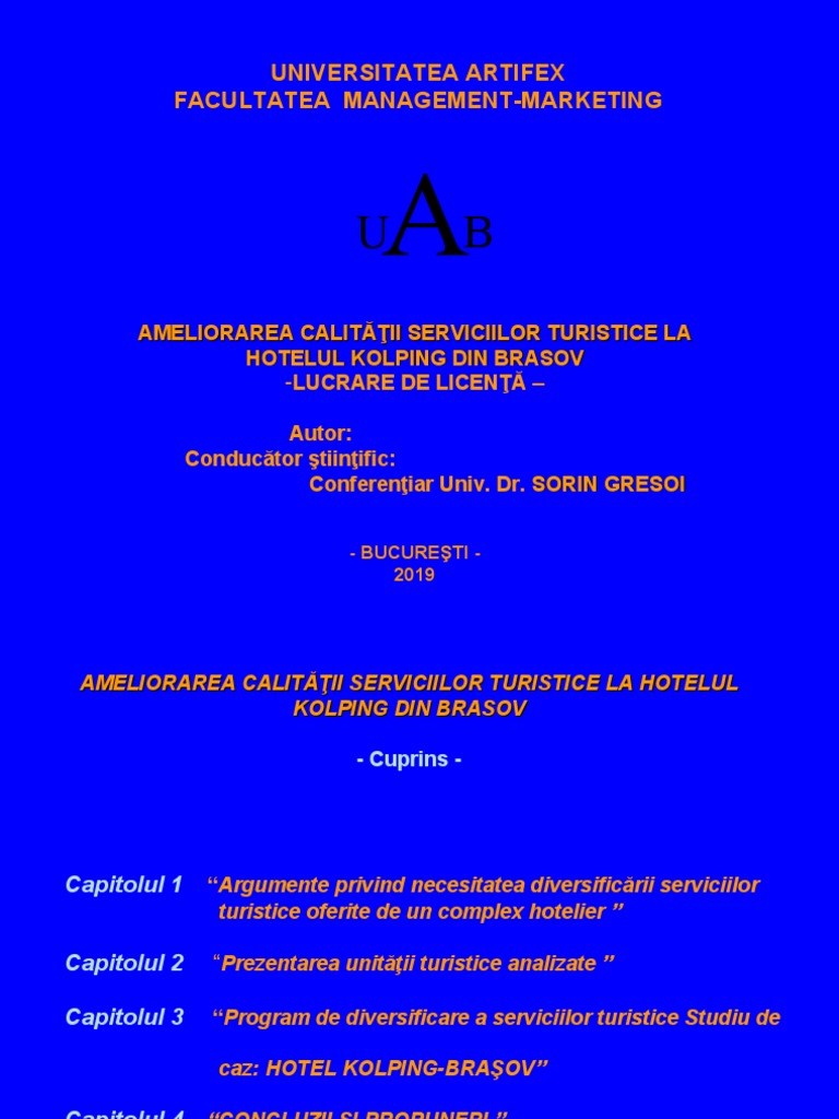 Prezentarea Power Point Proiect HOTEL CUBIX | PDF