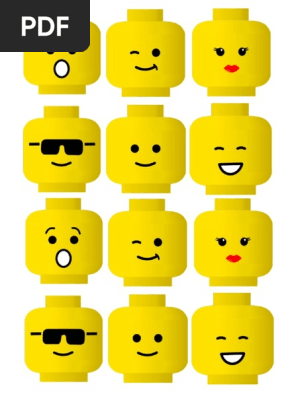 Lego Face Printable