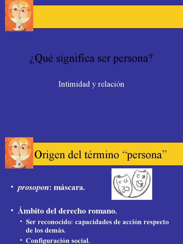 Qué Significa Ser Persona | PDF | Libertad | Verdad
