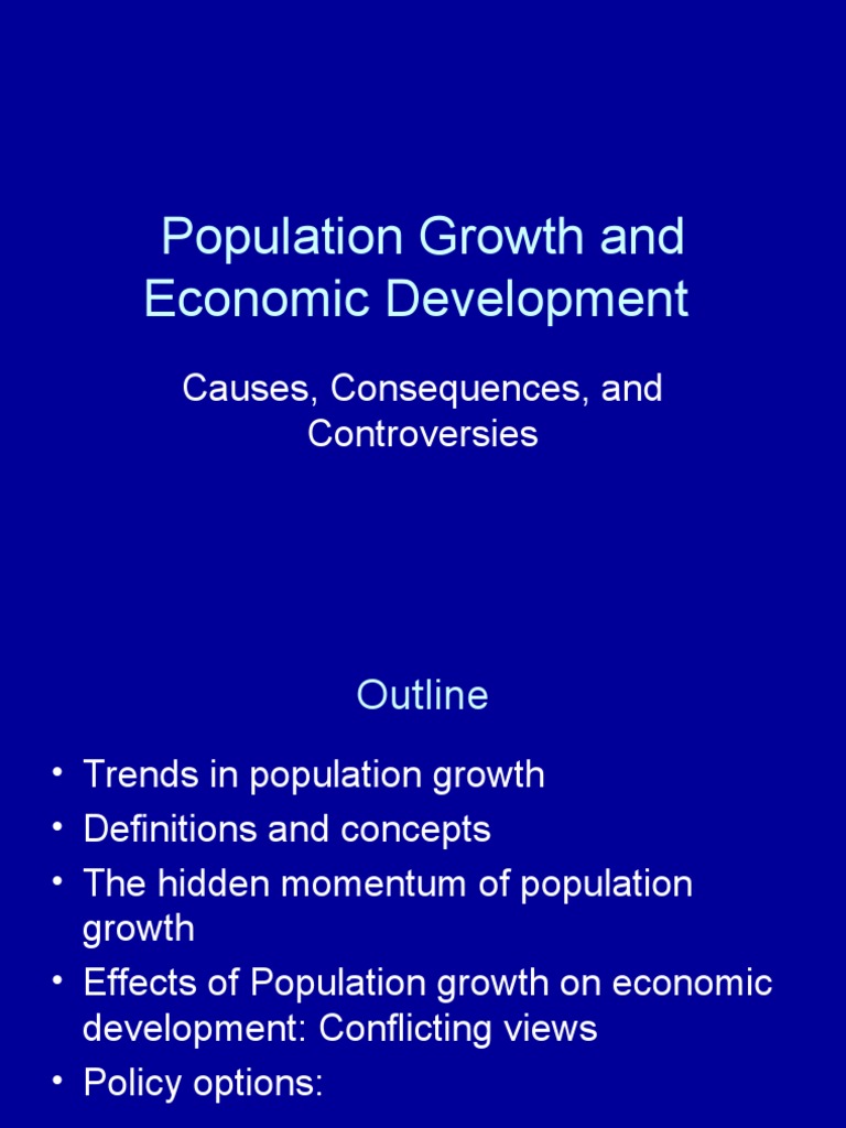 Population Growth & Economic Impact | PDF | Economic Growth | Unemployment