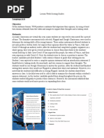 Literacy Based Plan On 'The Little Refugee' | PDF | Educational ...