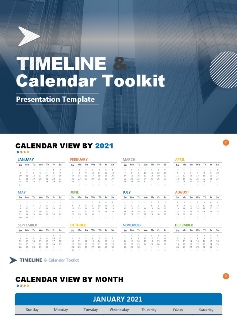 2021 Calendar and Timeline Toolkit | PDF