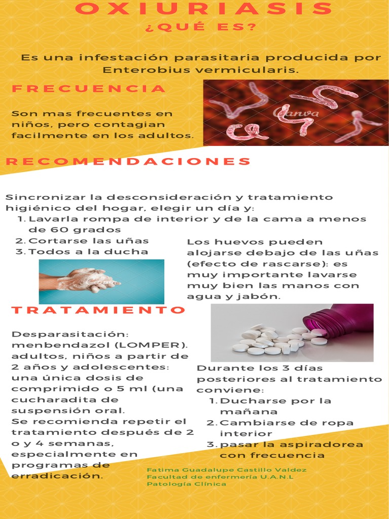 La oxiuriasis: causas, síntomas y tratamiento de la infestación por ...