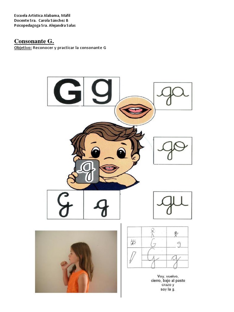 Consonante G | PDF