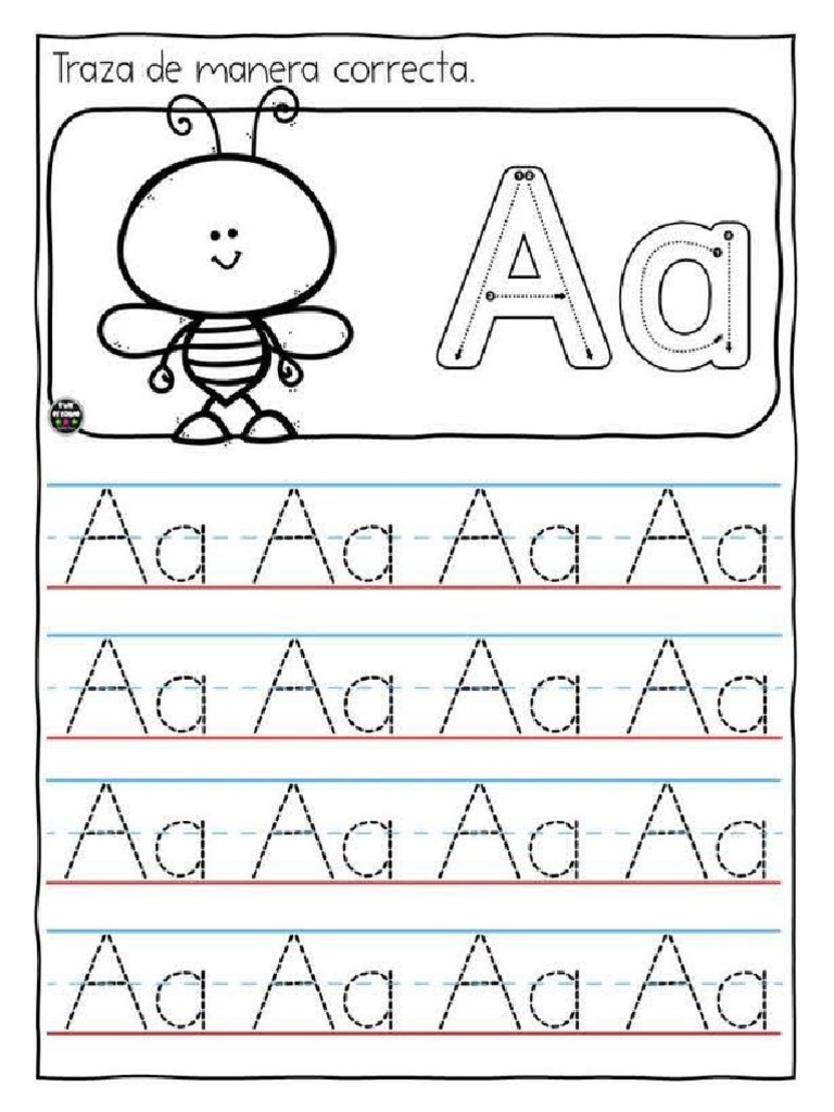 Hojas de Trabajo Las Vocales | PDF