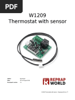 Thermostat W3230: Function Description of W3230 | PDF | Thermostat ...