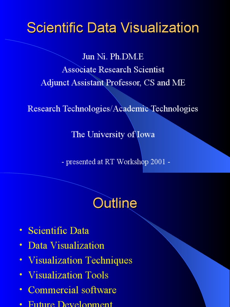 Scientific Data Visualization | PDF | Data | Computing