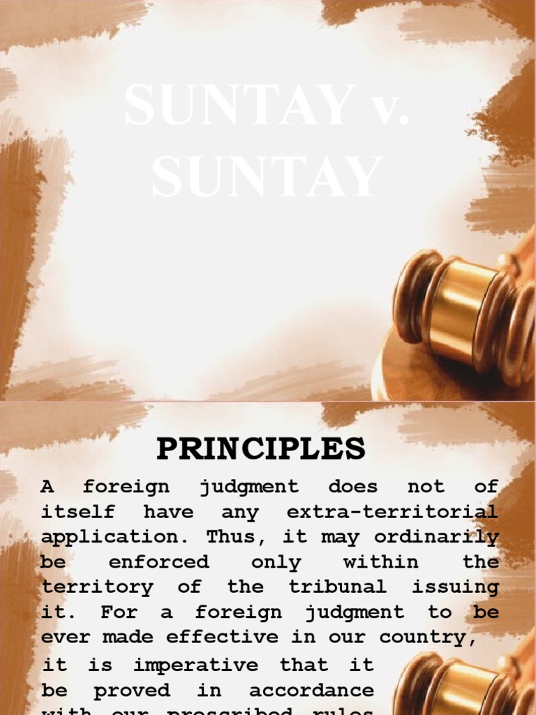 Suntay V. Suntay | PDF | Probate | Will And Testament