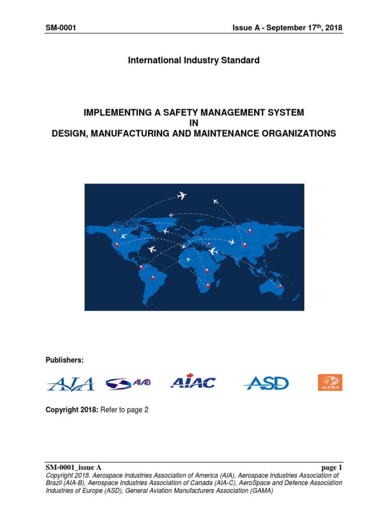 SMS Standard - Final Issue A - 20180917 1 | PDF | Safety | Risk Management