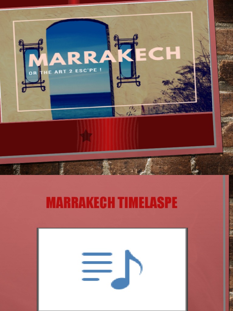 Présentation of The City of Marrakech | PDF
