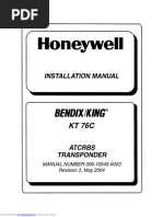 Transponder KT 76a | PDF | Transponder (Aeronautics) | Electrical Connector