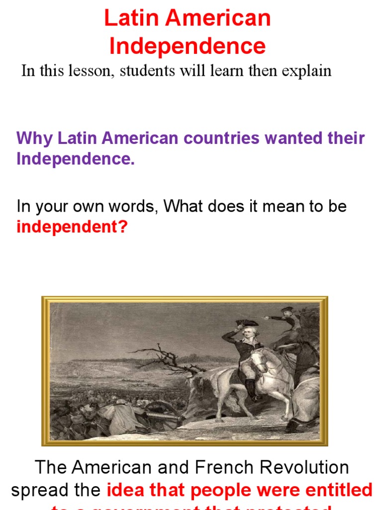 Causes of Latin American Independence | PDF | Social Science