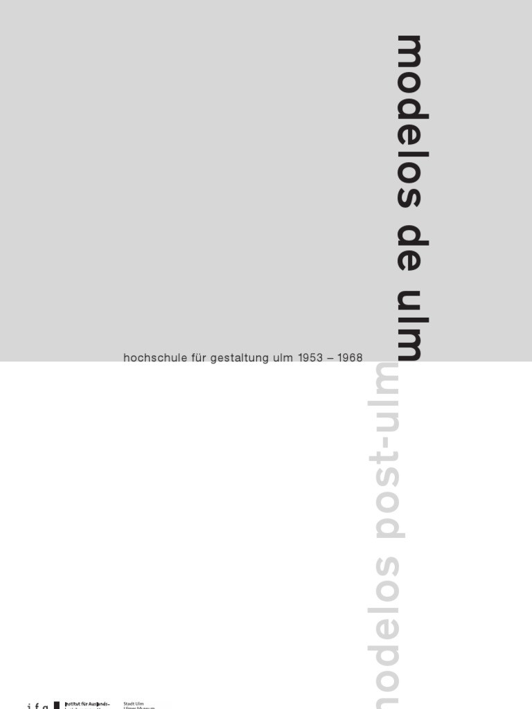 Modelos de Ulm | PDF | Diseño | Diseño gráfico