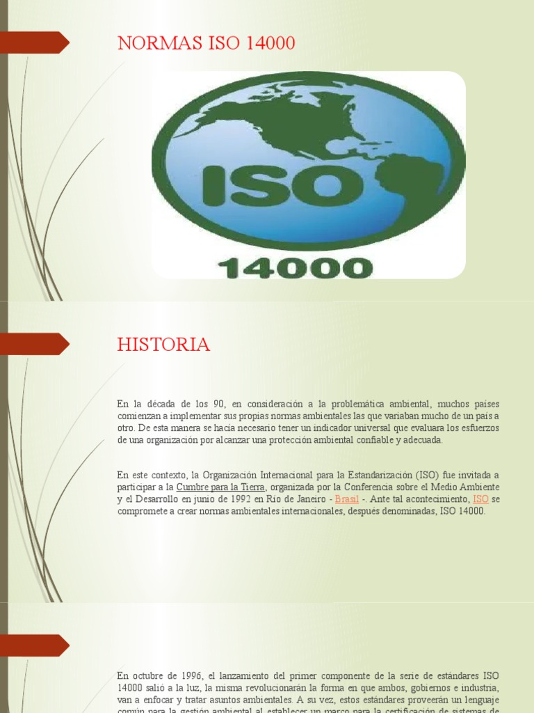 Normas Iso 14000 | PDF | Economias | Business