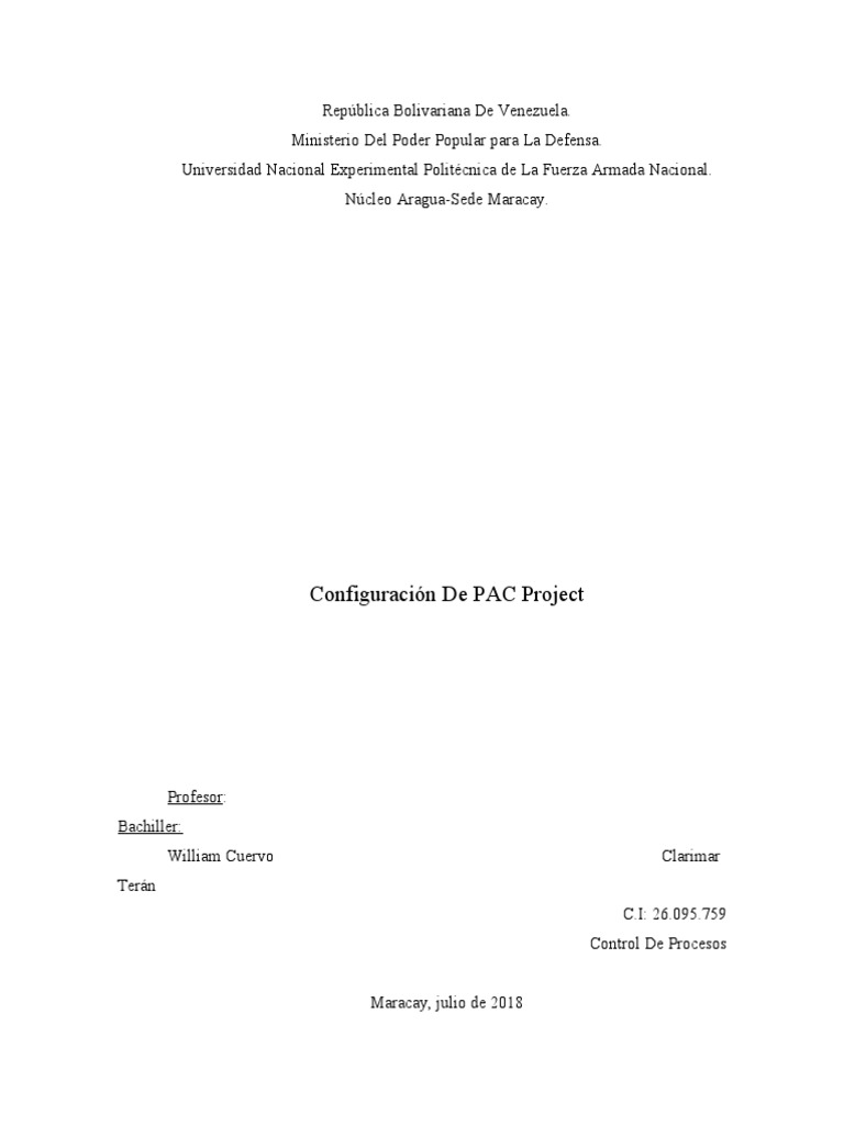 Manual PAC Project | PDF | Programación de computadoras | Informática