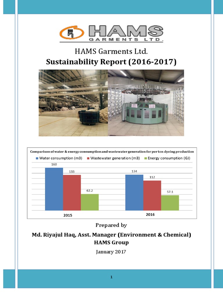 HAMS Garments Ltd. Sustainability Report | PDF | Sustainability | Air ...