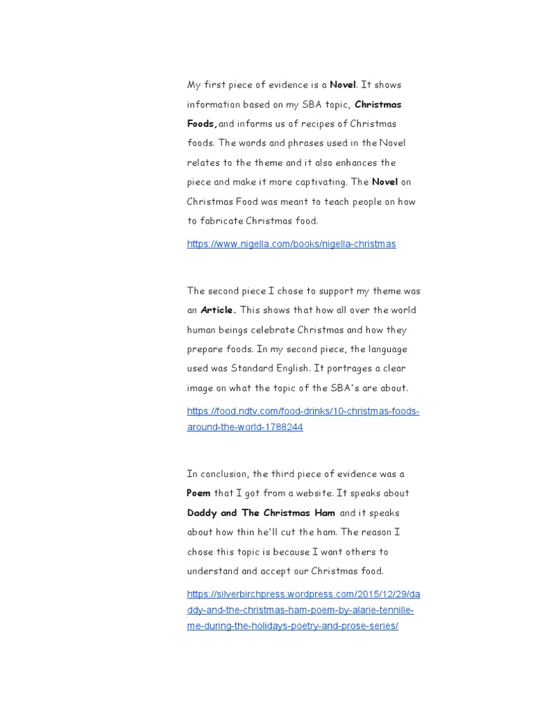 Exploring Christmas Food Traditions Through Literature: An Analysis of ...