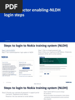 Nokia Training System Login Guide | PDF | Computers