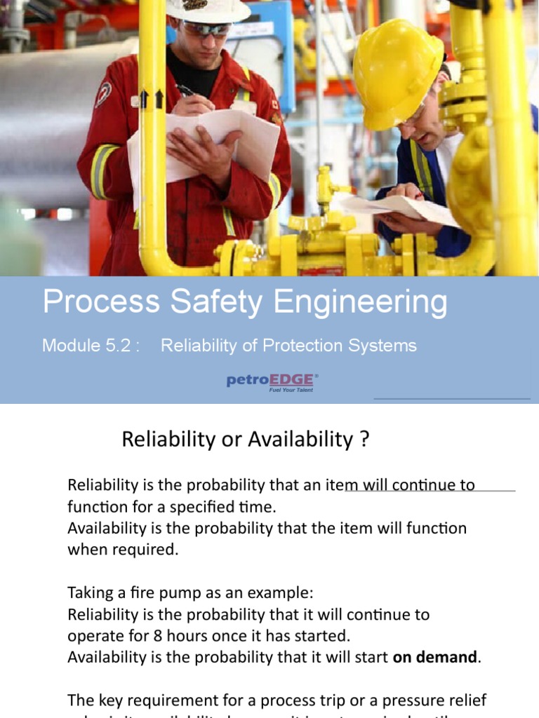 PSE Module 5.2 - Reliability | PDF | Reliability Engineering | Prevention