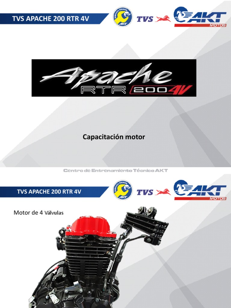 Apache 200 Motor PDF | PDF | Pistón | Tornillo