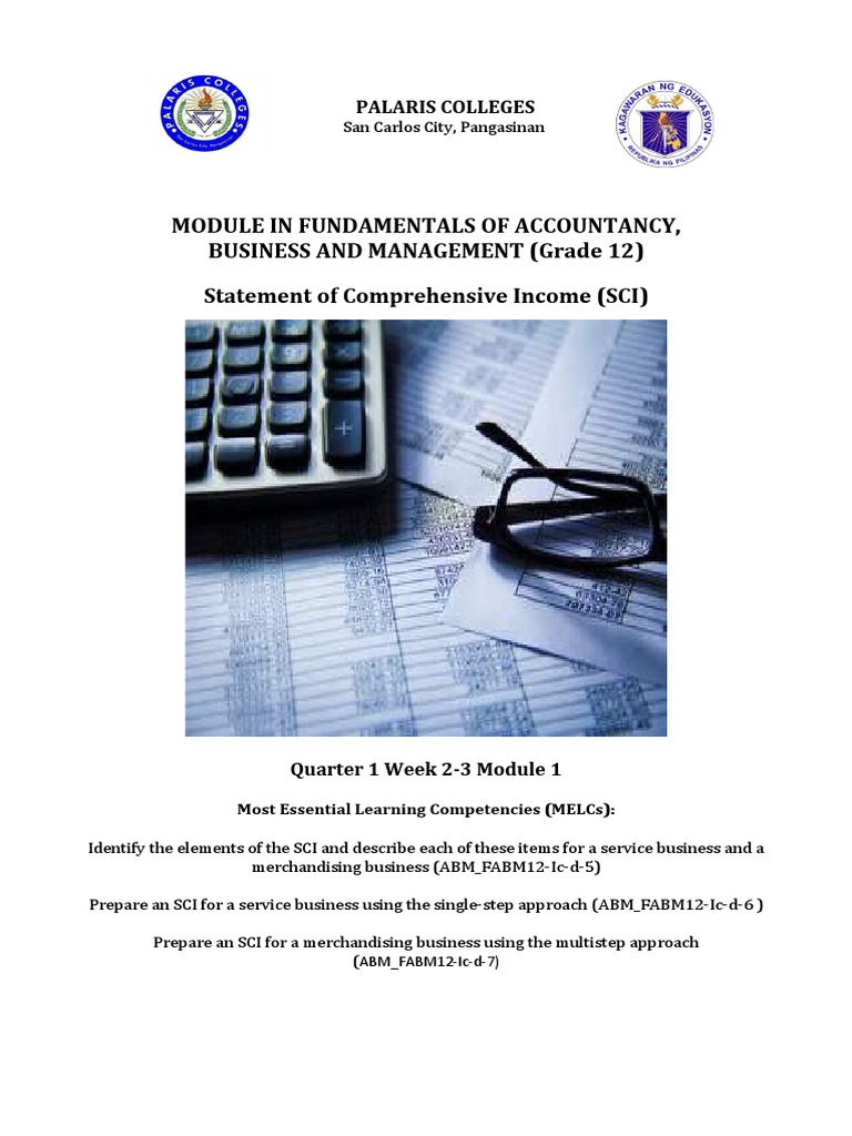 Module in Fundamentals of Accountancy, Business and Management (Grade ...