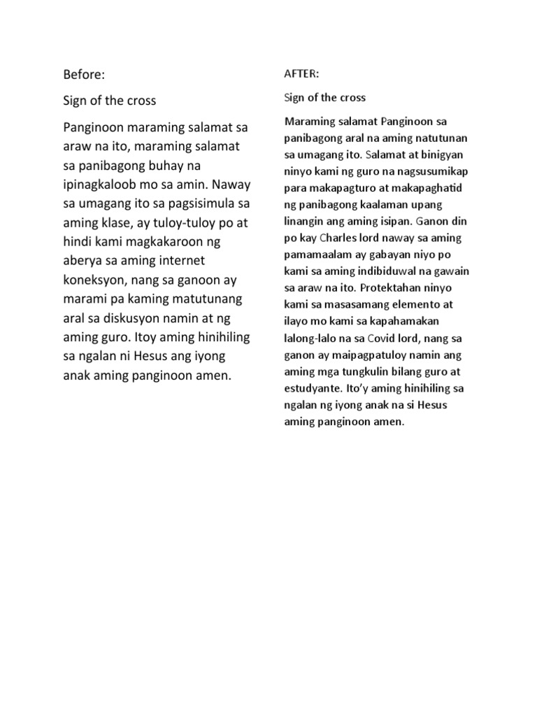 PANALANGIN | PDF