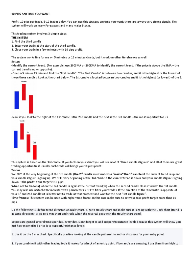 10 Pips Anytime You Want | PDF | Algorithmic Trading | Microeconomics