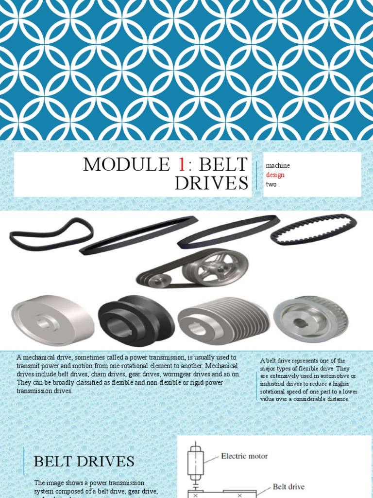 Belt Drives: Machine Two | PDF | Belt (Mechanical) | Transmission ...