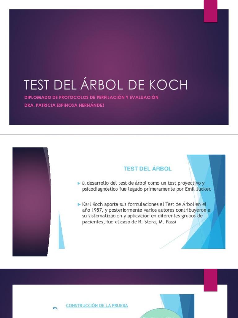 Test Del Árbol Protocolo Koch | PDF