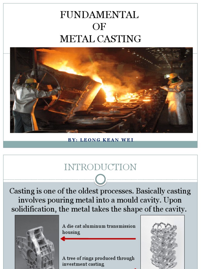Fundamental of Metal Casting 2018 | PDF | Casting (Metalworking) | Metals