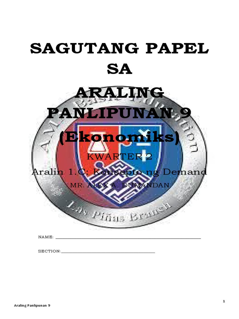 Ap G9 - Week 3 | PDF