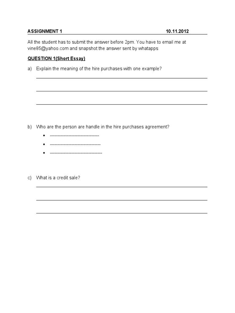 Assignment 1 9 | PDF