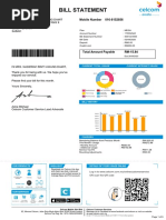 Digi Annual Bill Statement Guide | PDF | Cheque | Roaming