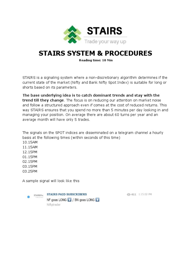 An Overview of the STAIRS Signal-Based Trading System: Understanding ...