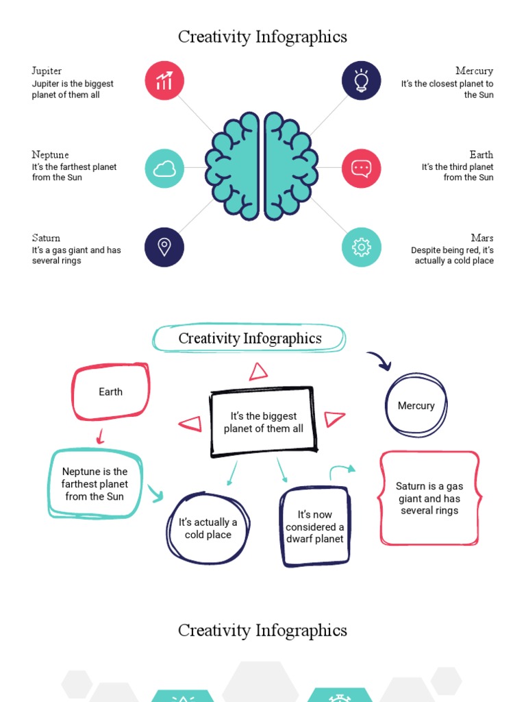 Creativity Infographics by Slidesgo | PDF | Planets | Saturn