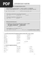 Evaluación Potenciación de Números Enteros Grado Séptimo | PDF