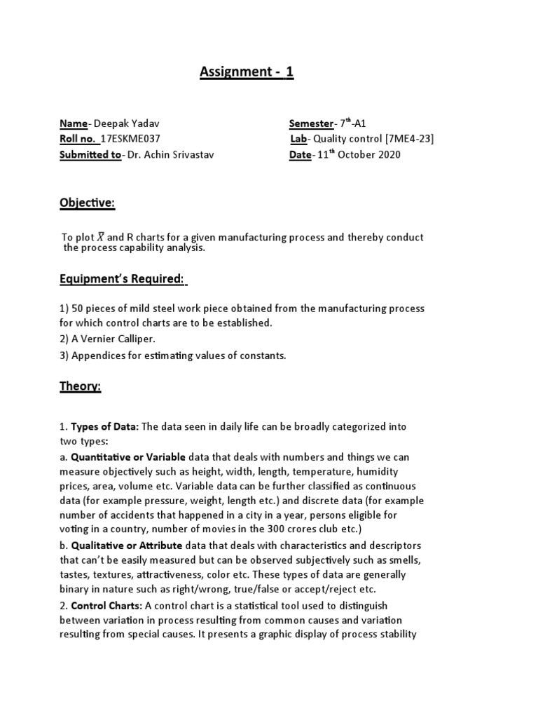 Qc Lab Pdf Pdf Statistics Data